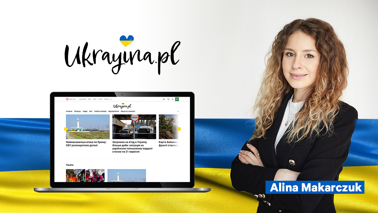 Ukrayina.pl z kilkunastoosobowym zespołem, na czele serwisu Alina ...